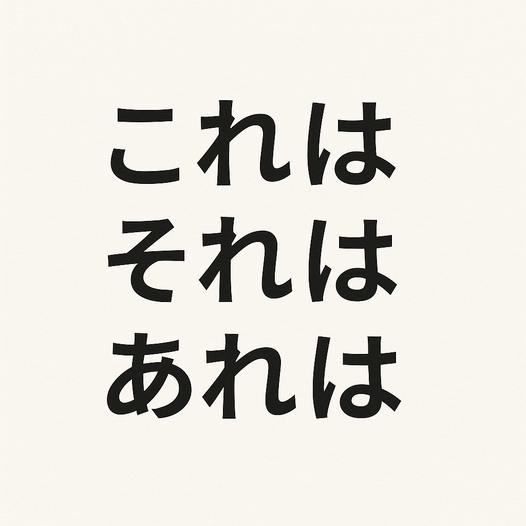 これは / それは / あれは – How to Use Japanese Demonstratives | JLPT N5 Grammar ...
